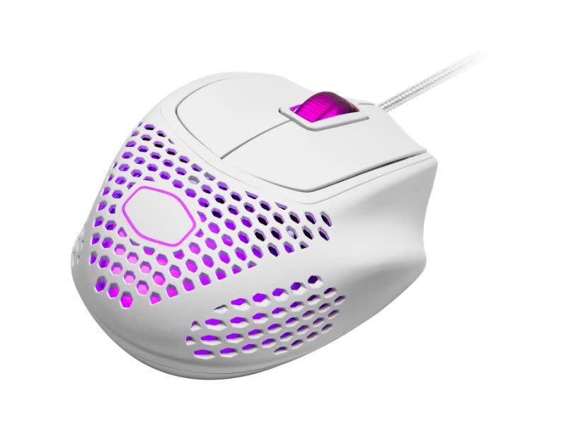 Cooler Master MM720 RGB Optical Sensor Matte White Wired Gaming Mouse ...