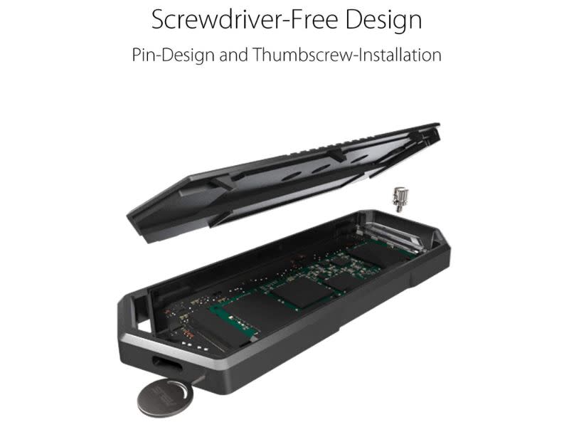 ASUS ROG Strix S500 Arion Portable 500GB NVMe Solid State Drive ...