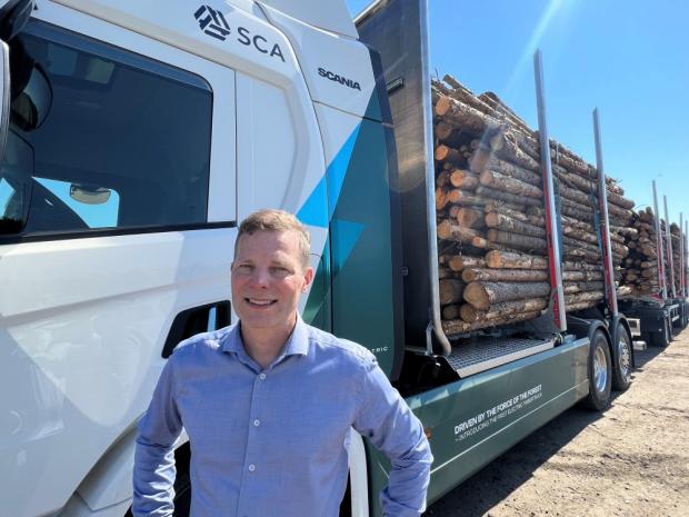 SCA: WORLD'S FIRST 80-TONNE ELECTRIC TIMBER TRUCK NOW BEING TEST DRIVEN ...