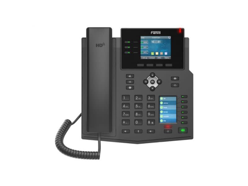 Fanvil X4U 12SIP Gigabit Colour Screen PoE VoIP Phone | Accessories ...