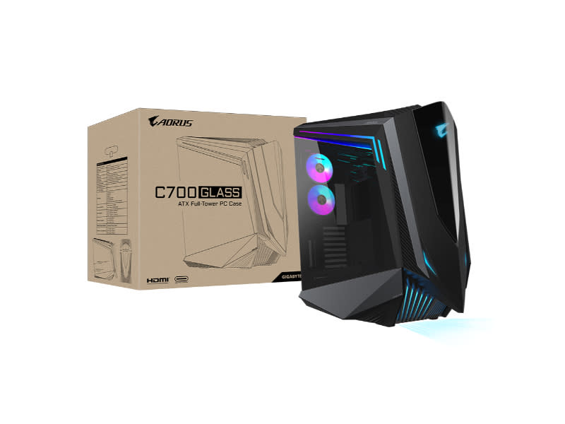 Gigabyte Aorus C700 Tempered Glass Full Tower Desktop PC Case | PC ...