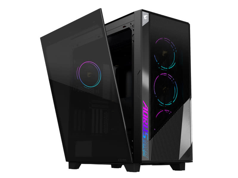 Gigabyte Aorus C500 Tempered Glass Mid Tower Desktop PC Case | PC Cases ...
