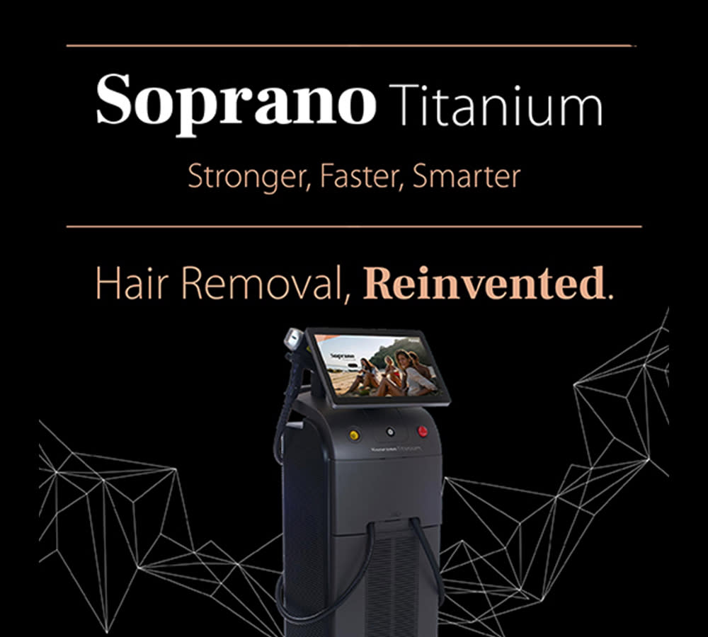 Soprano Titanium Laser Hair Removal Eden Medispa Award Winning