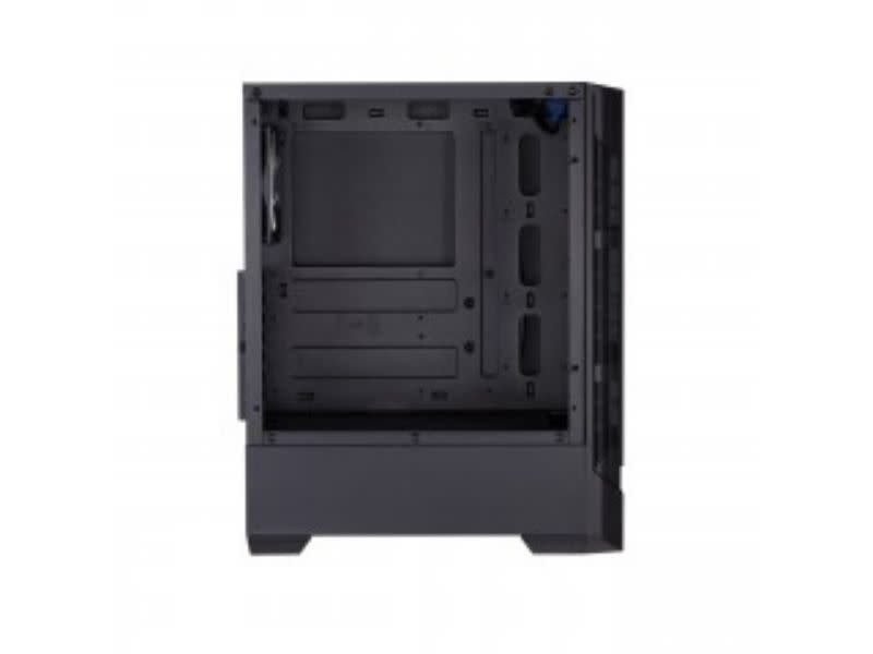 FSP CMT260 ATX Midi Tower with Tempered Glass Side Panel +1 Fan PC Case ...