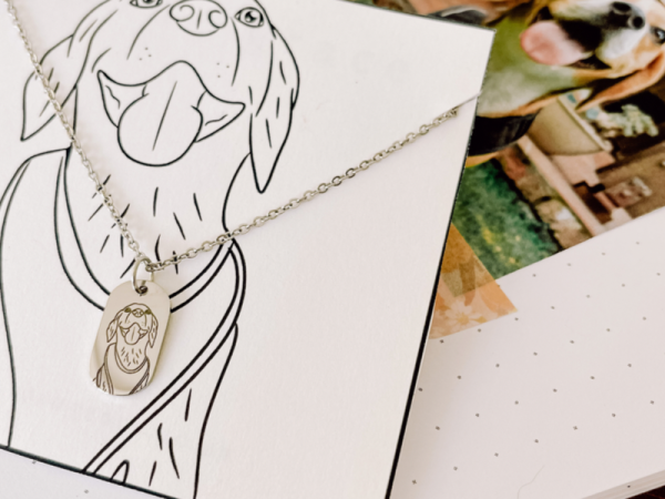 Tora Grace | Portrait Illustration Necklace Set