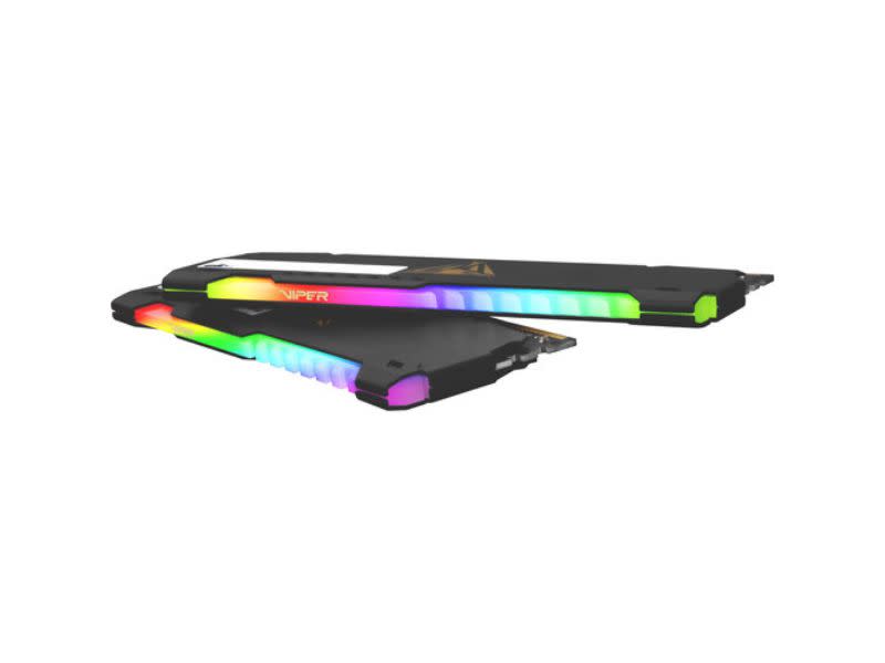 Patriot Viper Steel RGB 16GB (2x8GB) 3200MHz DDR4 Desktop Gaming Memory ...