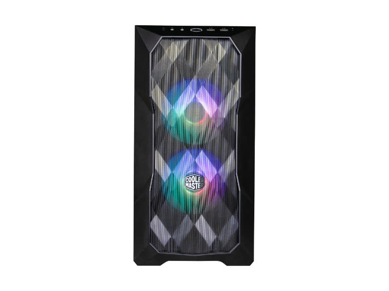 Cooler Master TD300 Mesh ARGB Tempered Glass Black Mini Tower Desktop ...