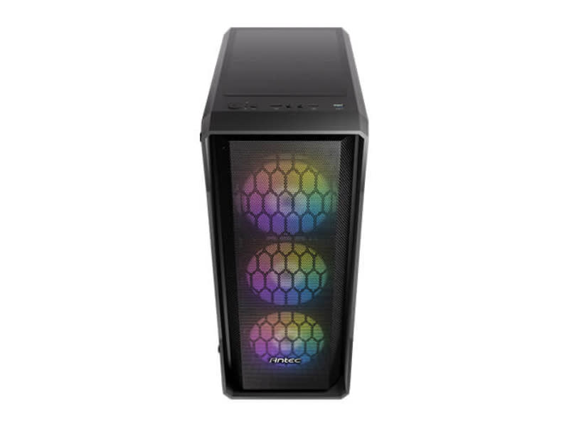 Antec NX360 ARGB Tempered Glass Black Mid Tower Desktop PC Case | PC ...