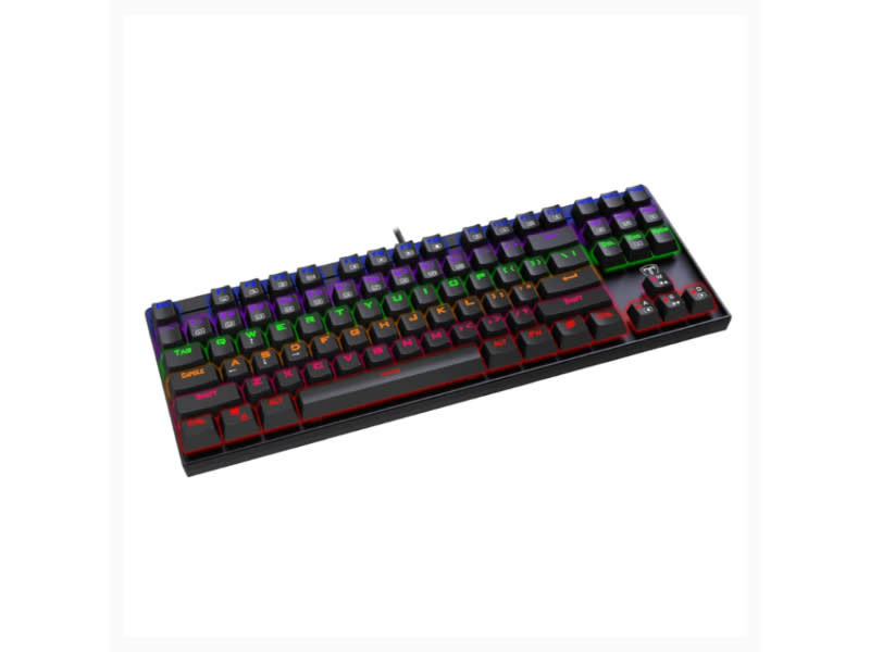 T-Dagger Corvette Outemu Blue Switch Rainbow Colour LED Mechanical ...