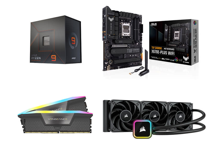 Supersonic AMD AM5 Upgrade Kit (Ryzen 9 7950X, X670E Motherboard, 32GB ...