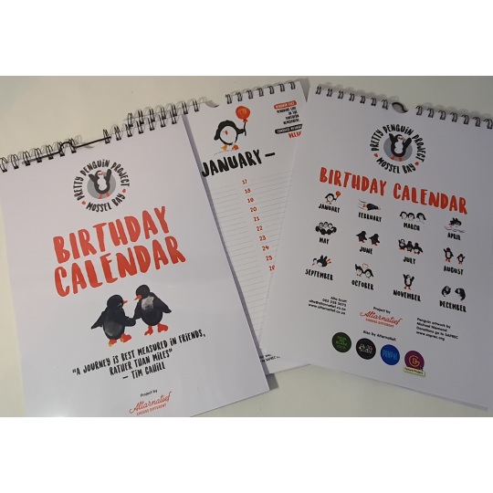 Pretty Penguin Birthday Calender - Altarnatief