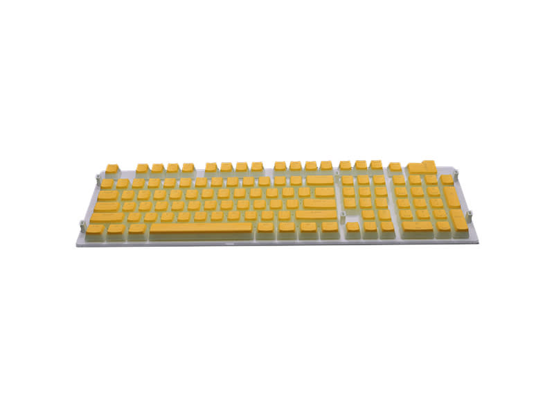 Royal Kludge Yellow Doubleshot PBT Pudding Keycaps for Mechanical ...