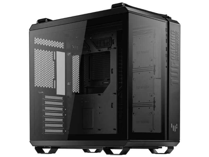 Asus TUF Gaming GT502 Tempered Glass Dual Chamber Mid Tower PC Case ...