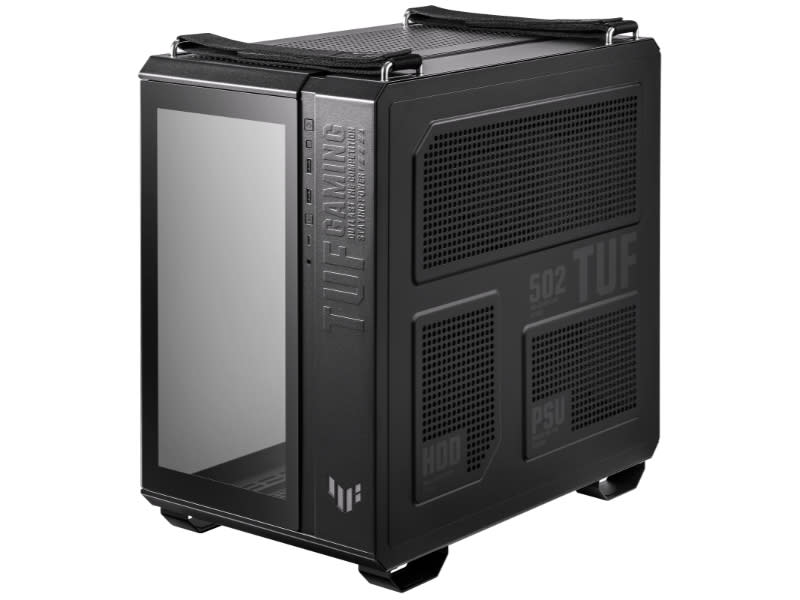 Asus TUF Gaming GT502 Tempered Glass Dual Chamber Mid Tower PC Case ...