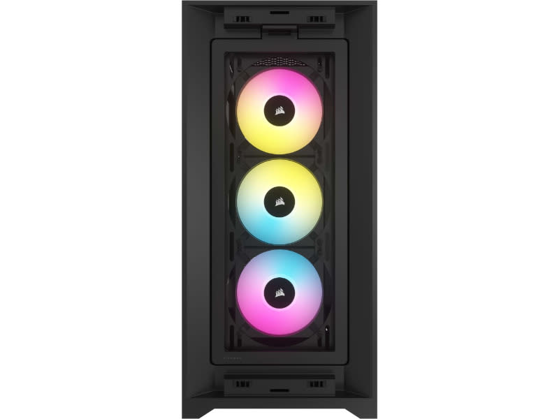 Corsair 5000D RGB Airflow Tempered Glass Black Mid-Tower ATX PC Case ...