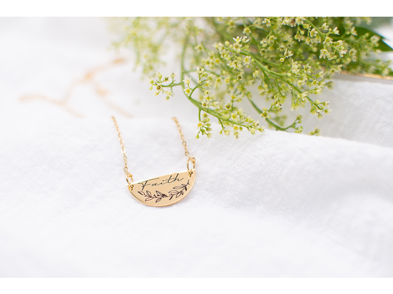 Gold Half Moon Necklaces | Mooigoed Design, Shop hand-made products online