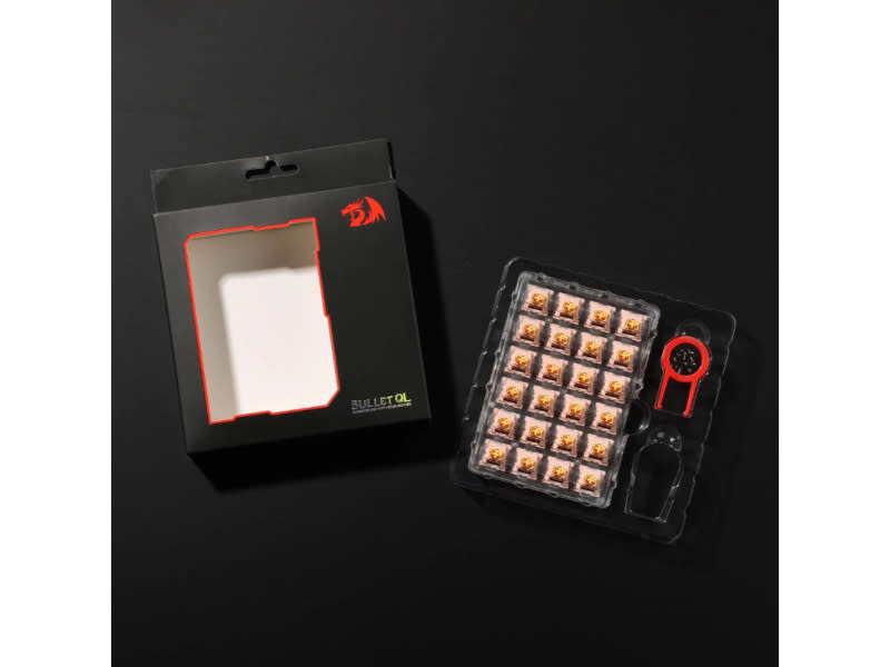 Redragon Switch Bullet A113QL 24 Peach Hot-Swappable Mechanical ...