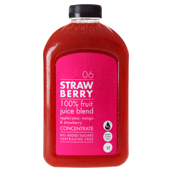 Strawberry Juice - 1lt Concentrate makes 5lt | Farm Fresh Direct ...