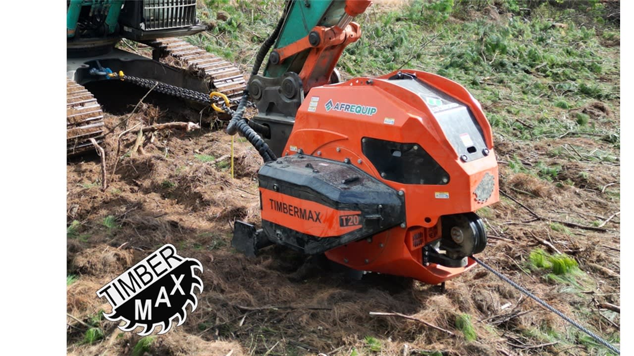 Using the TimberMAX traction-winch assist in land clearing operations ...