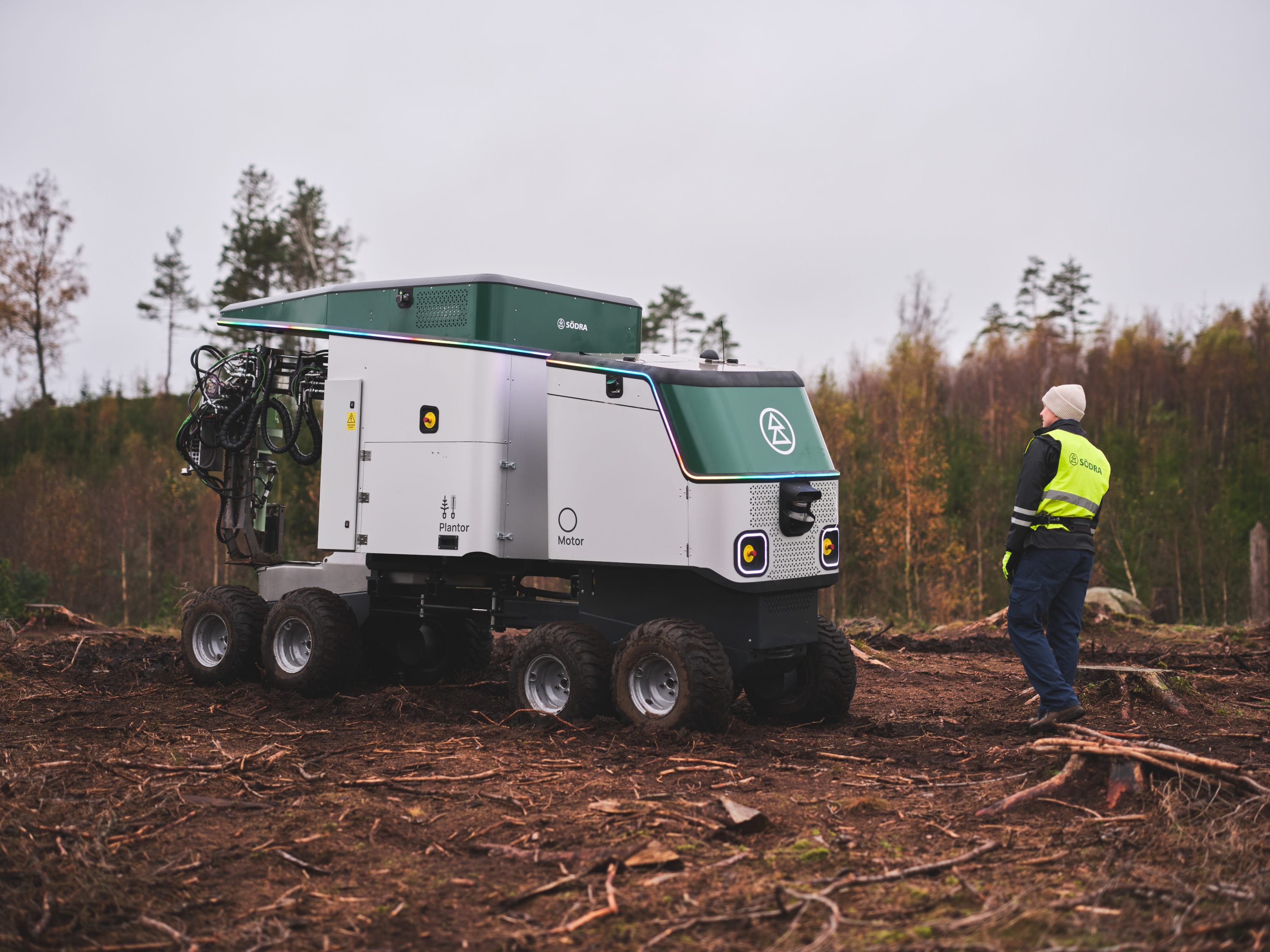 BraSatt 01 planting machine - testing and progressing | Forsilvitech