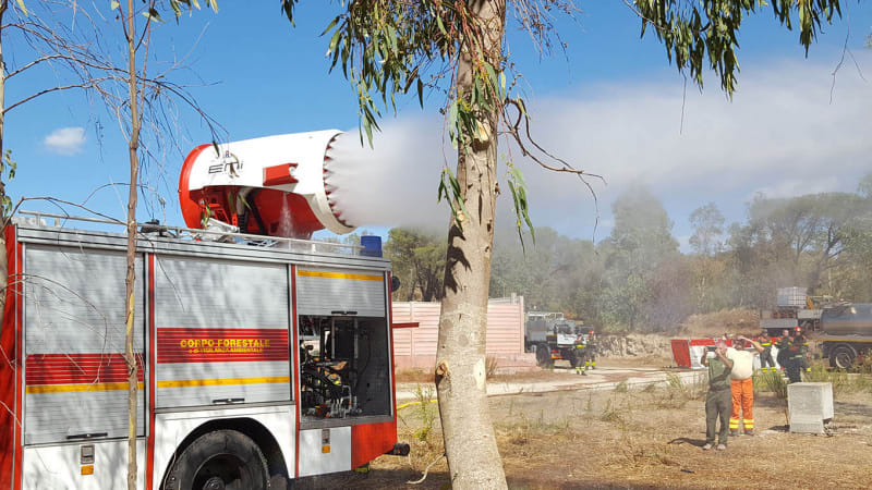 Using water mist technology to fight forest fires | Forsilvitech