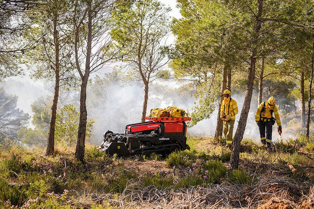 Dronster robot designed for forest firefighting | Forsilvitech