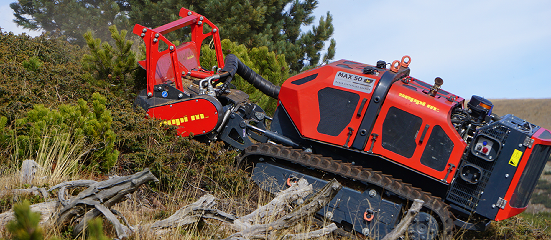 Effective mulching with Seppi remote-controlled tracked mulchers ...