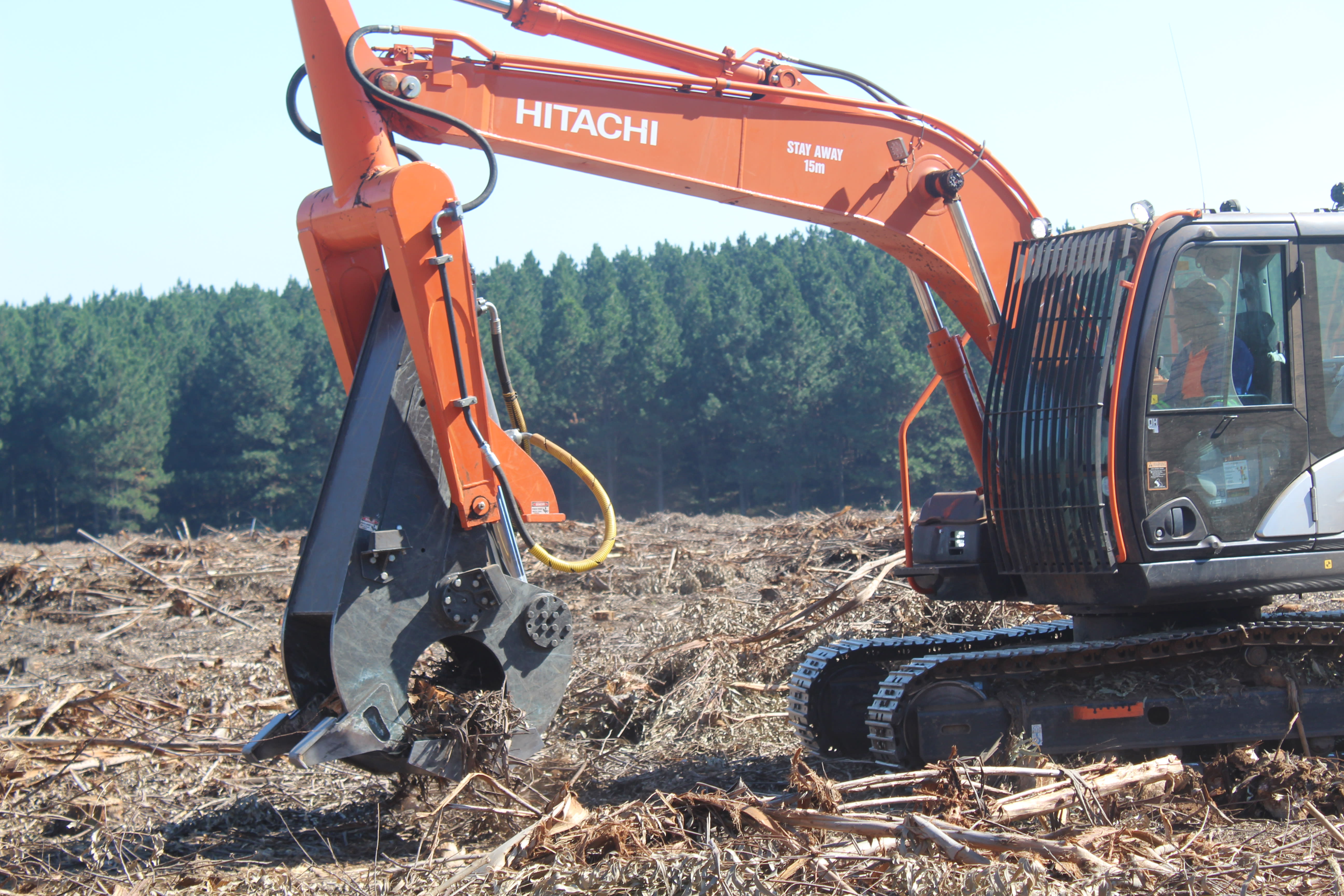 Effective stump removal with a stump clipper | Forsilvitech