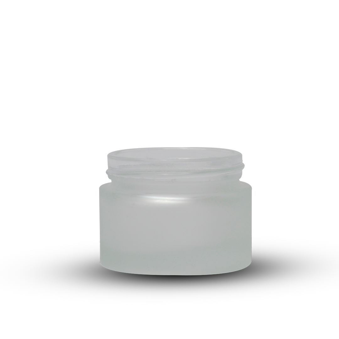 50 g Frosted White Glass Jar | For Beauty Essentials | Packachange