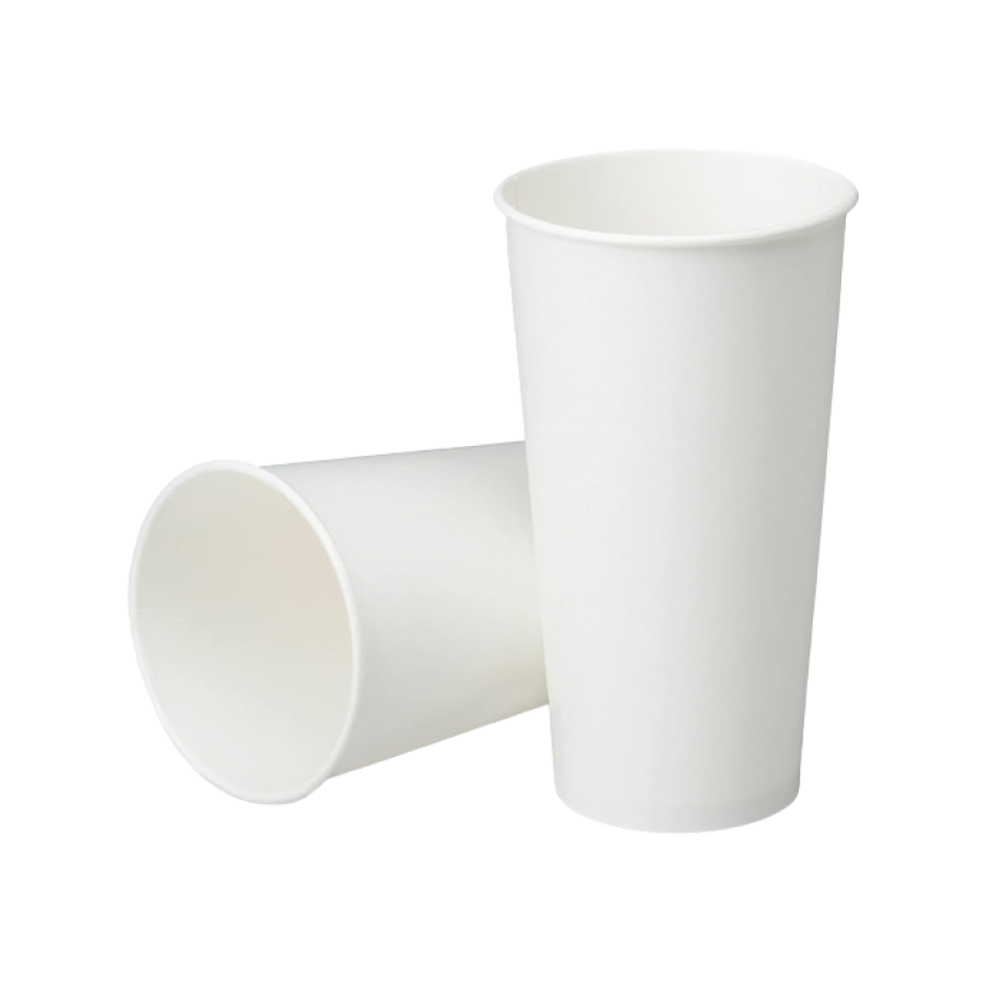 12 oz White Poly Paper Hot Cup | Perfect for Drink | Packachange