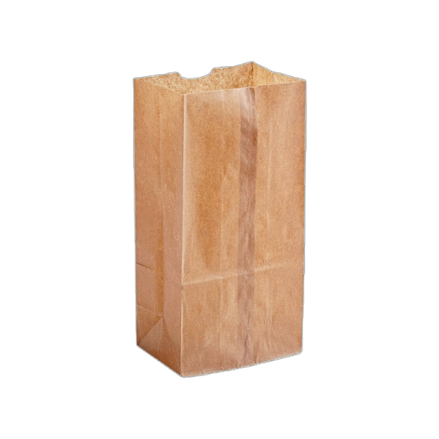 8 lb Natural Kraft Waxed Paper Bag | Sustainable | Packachange