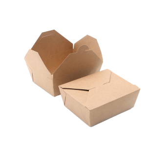45 oz Kraft To-Go Box #8 – PLA Lined, Eco-Friendly | Packachange