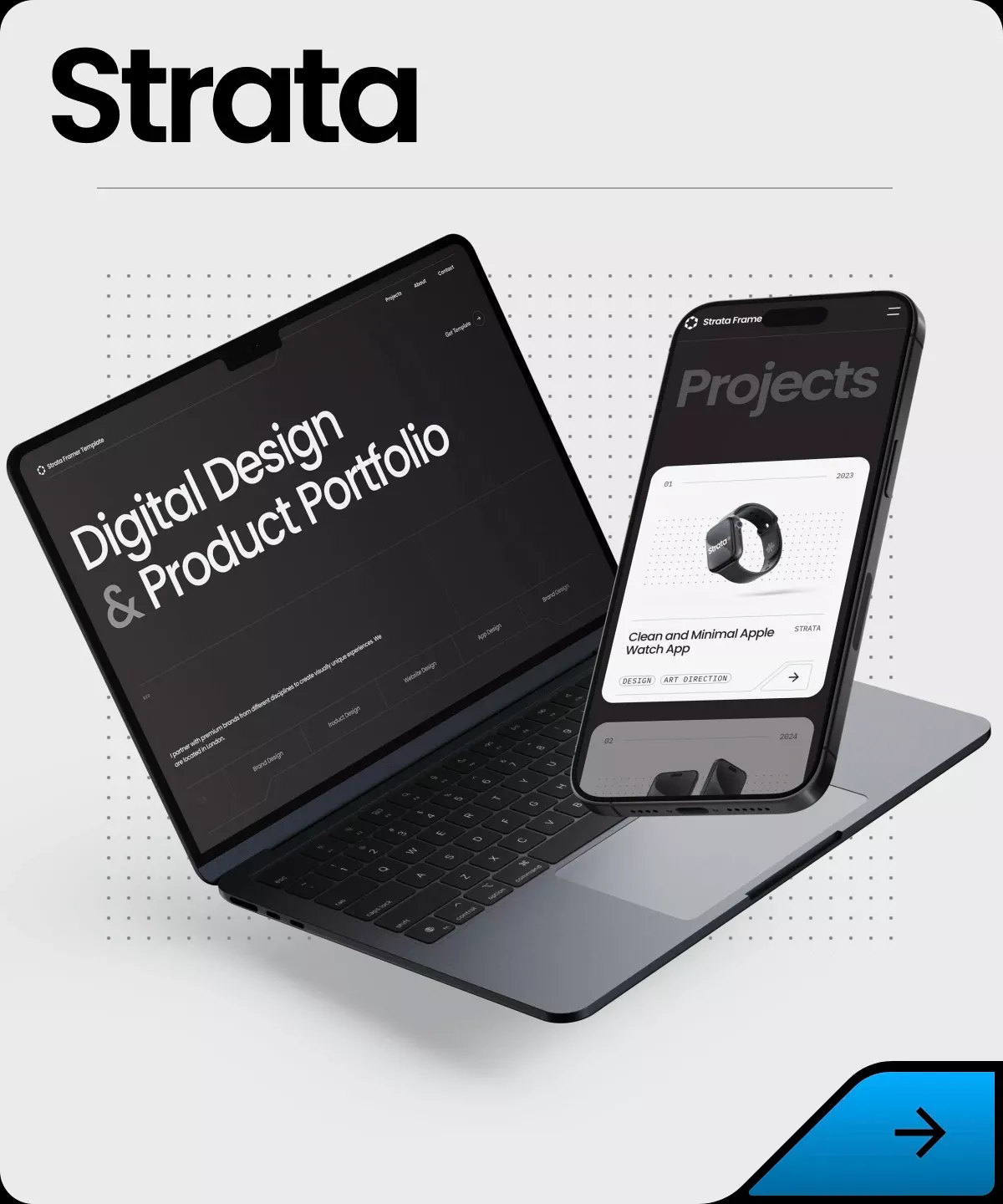 Strata — Contemporary Portfolio Website