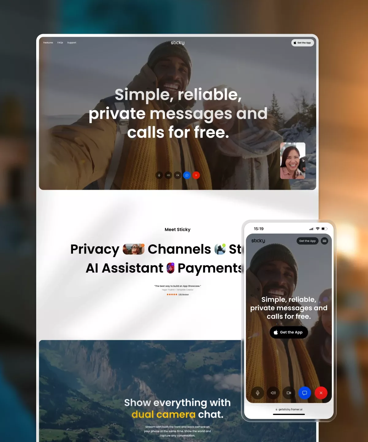 Sticky — Mobile App Showcase