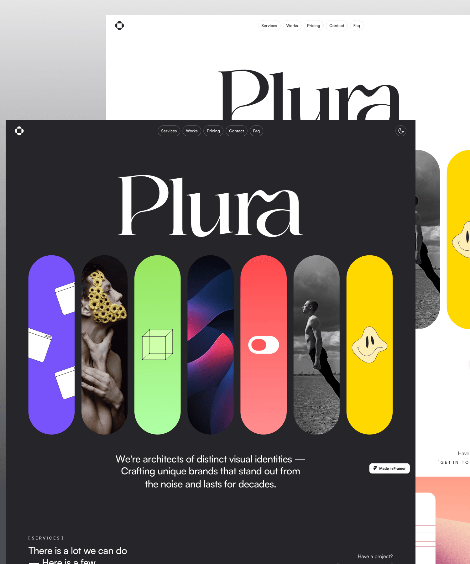 Plura — Agency & Portfolio Template