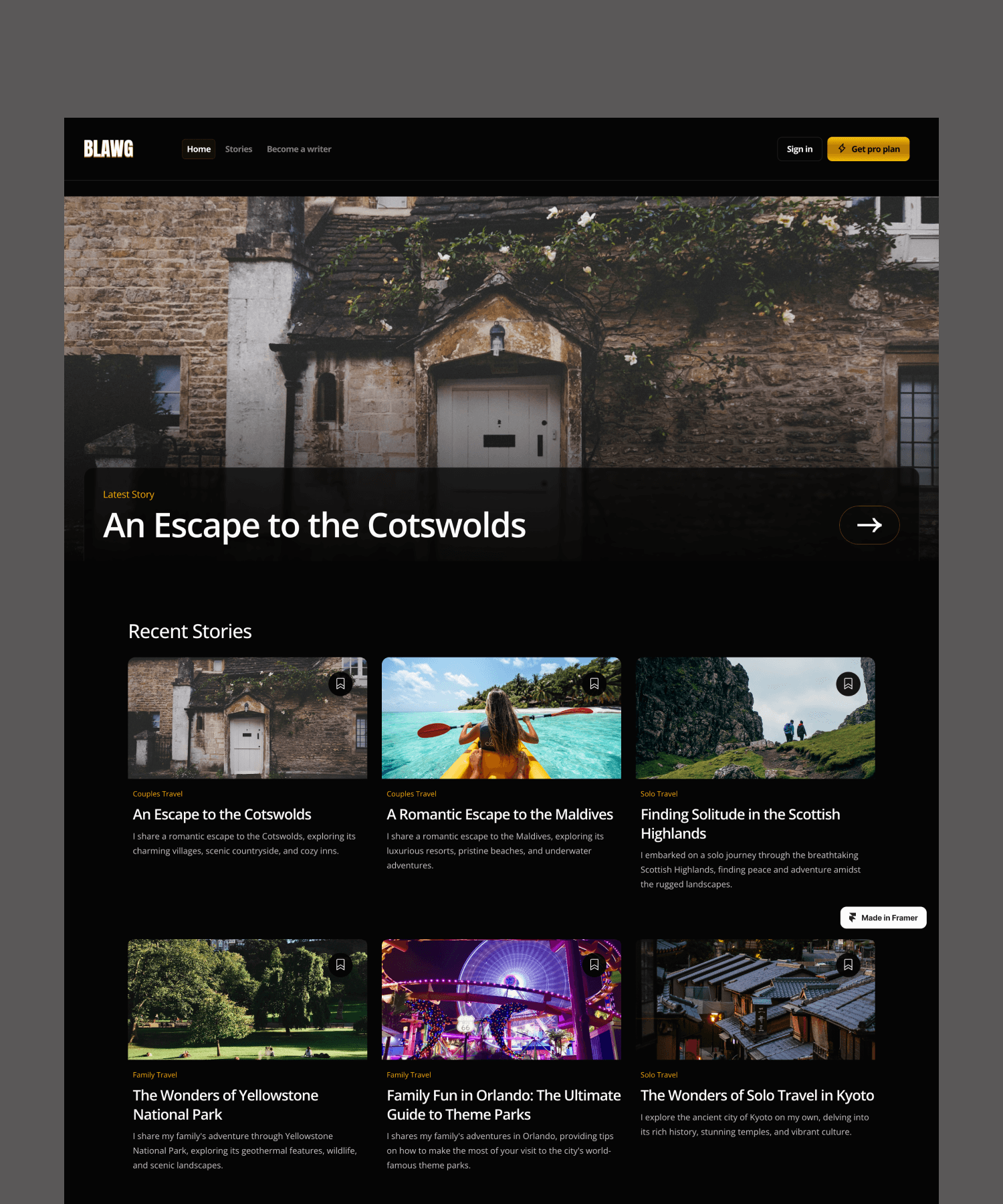 Blawg — Most Powerful Blog Template