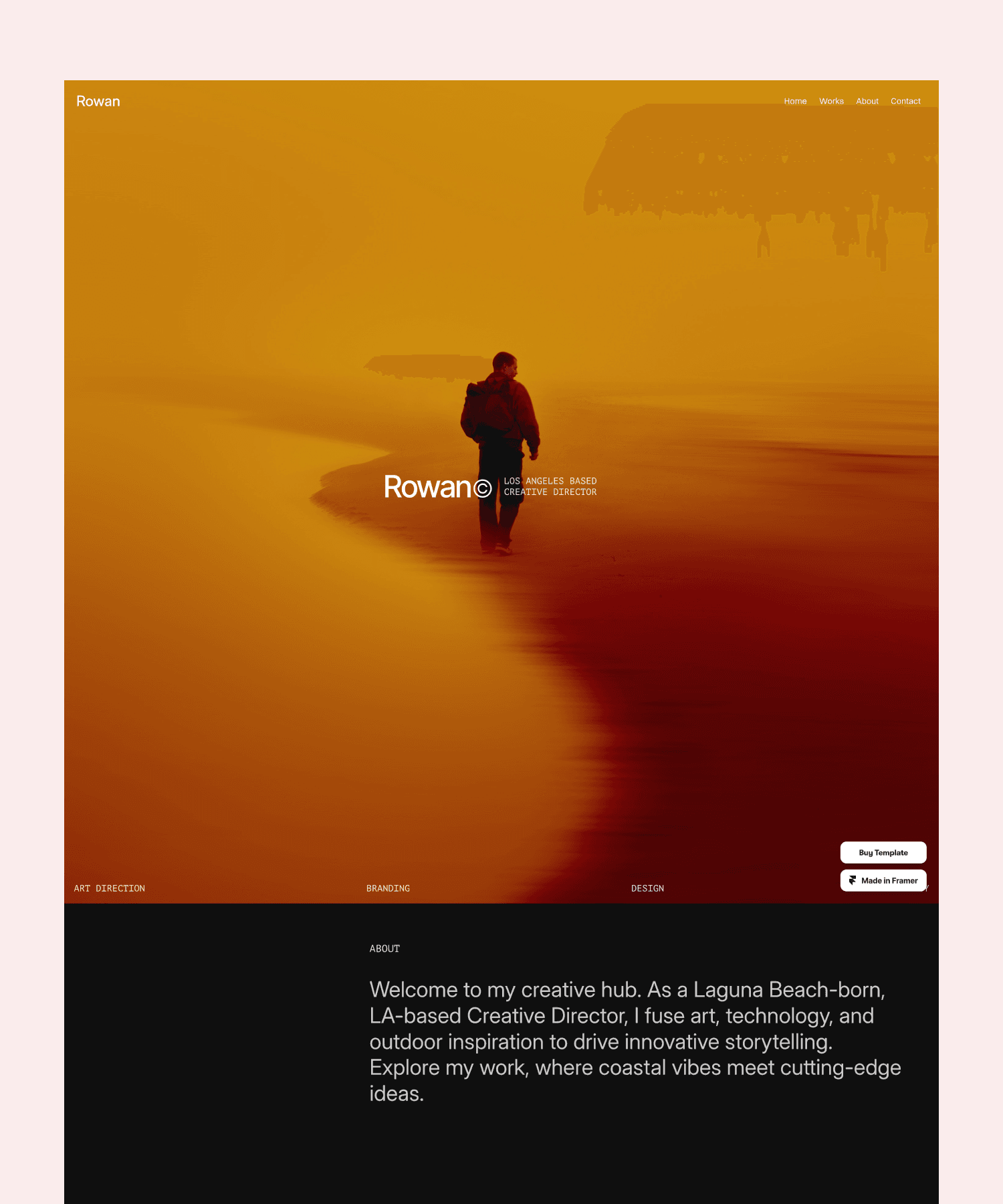 Rowan — Minimal Creative Portfolio