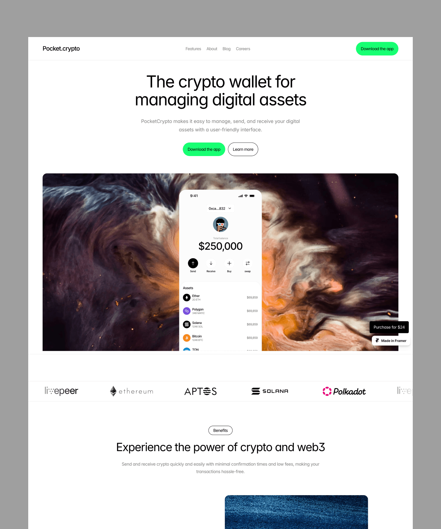 Pocket Crypto - Crypto trading website