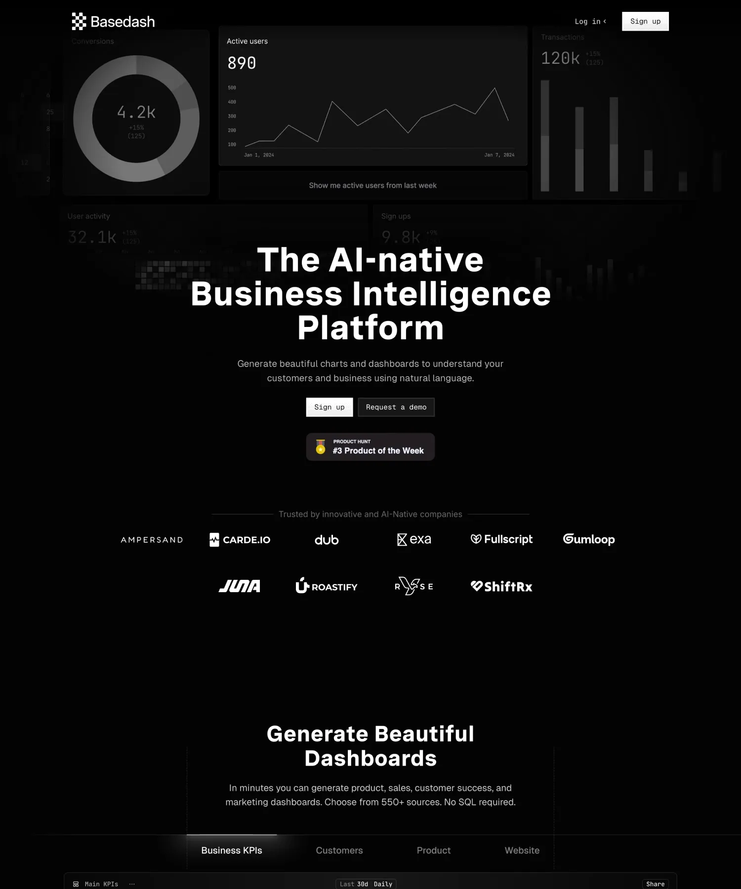 Basedash - AI-native Business Intelligence Platform.