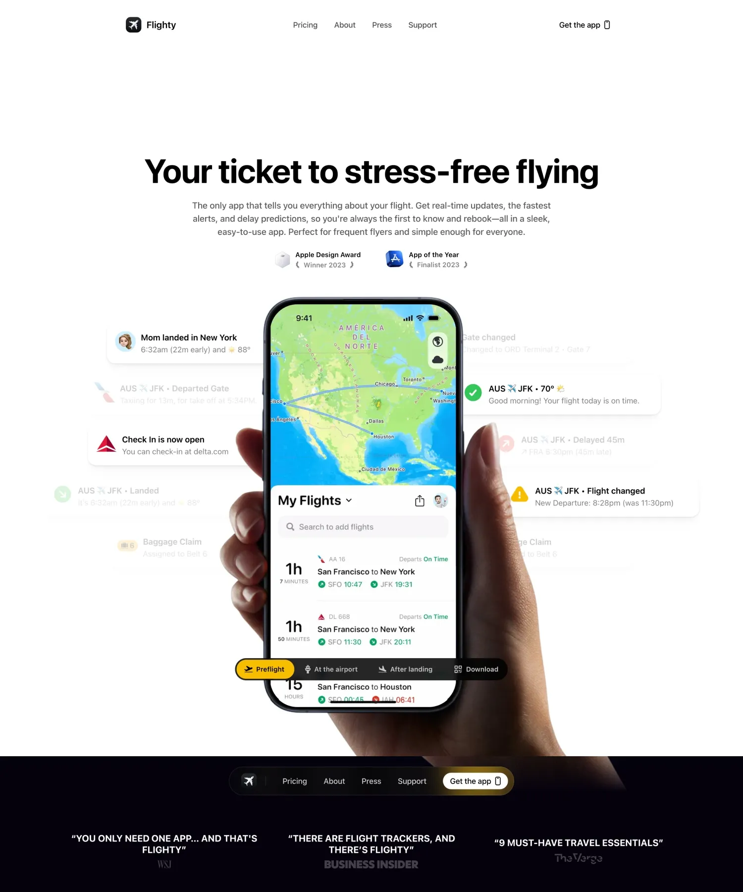 Flighty - Providing detailed and real-time flight tracking