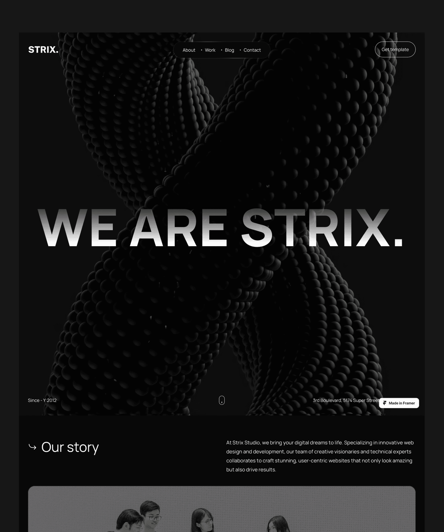 Strix — Creative Agency / Business Website