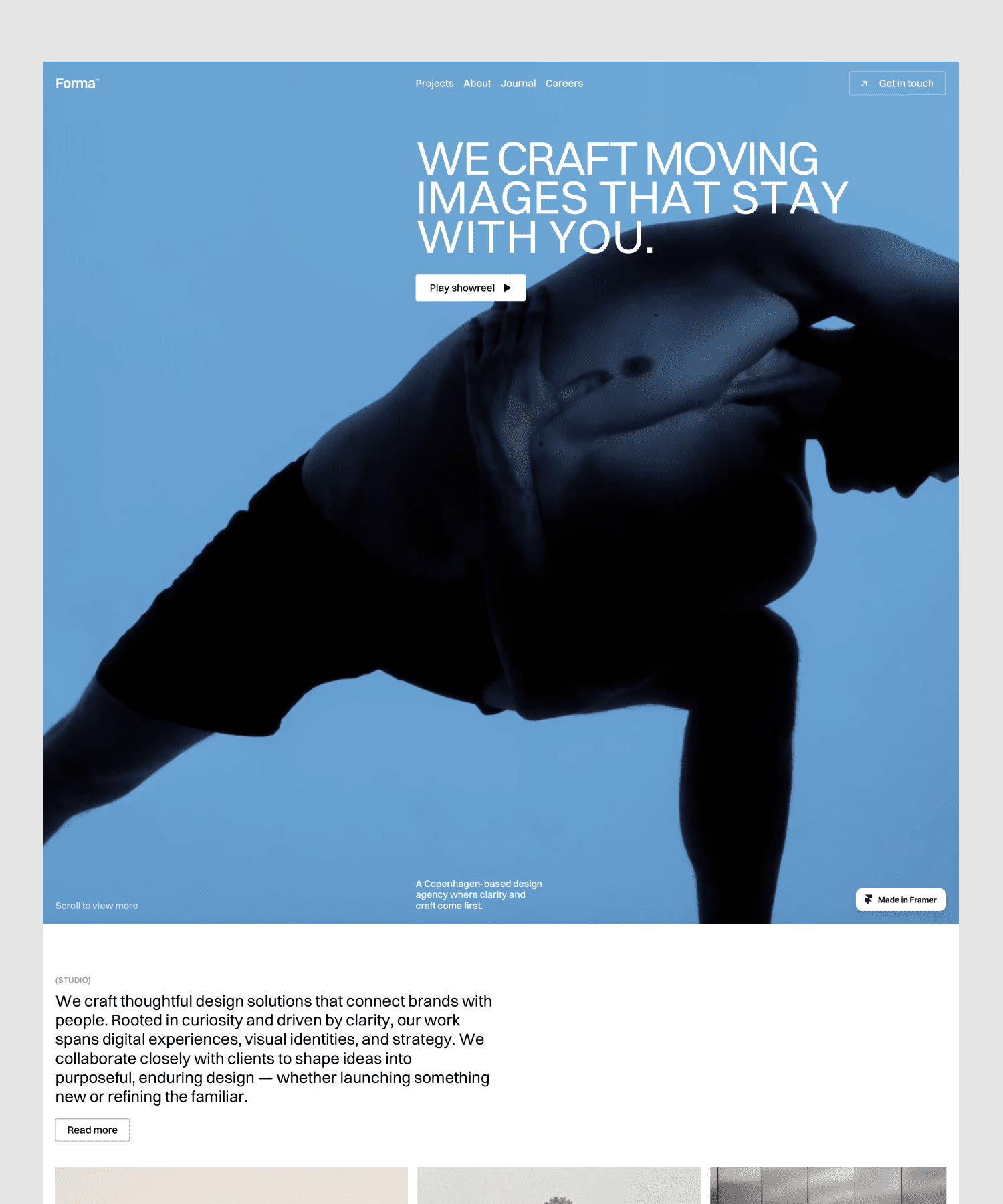 Forma Studio — Premium Portfolio Template