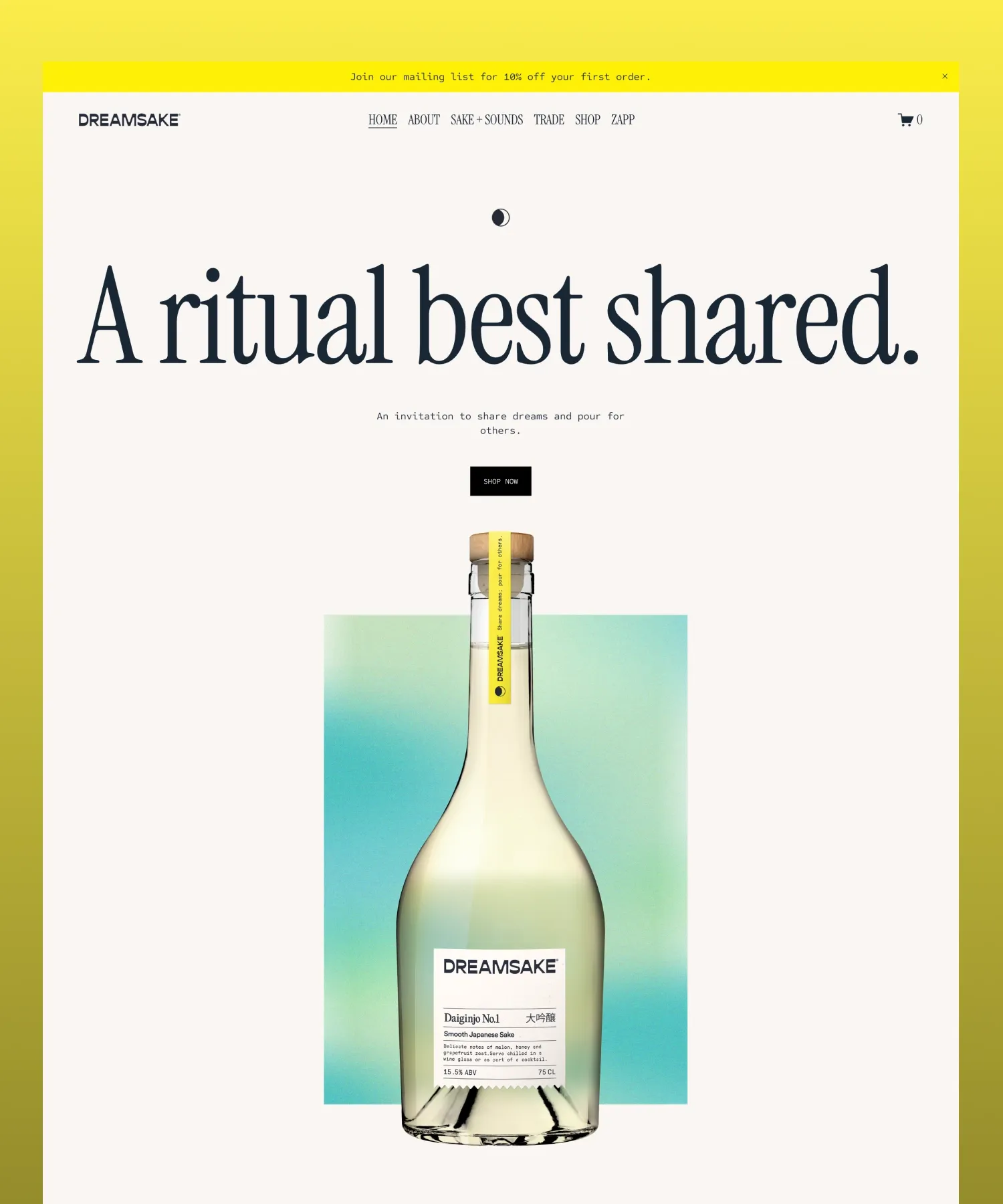 Dreamsake - Smooth Japanese Sake