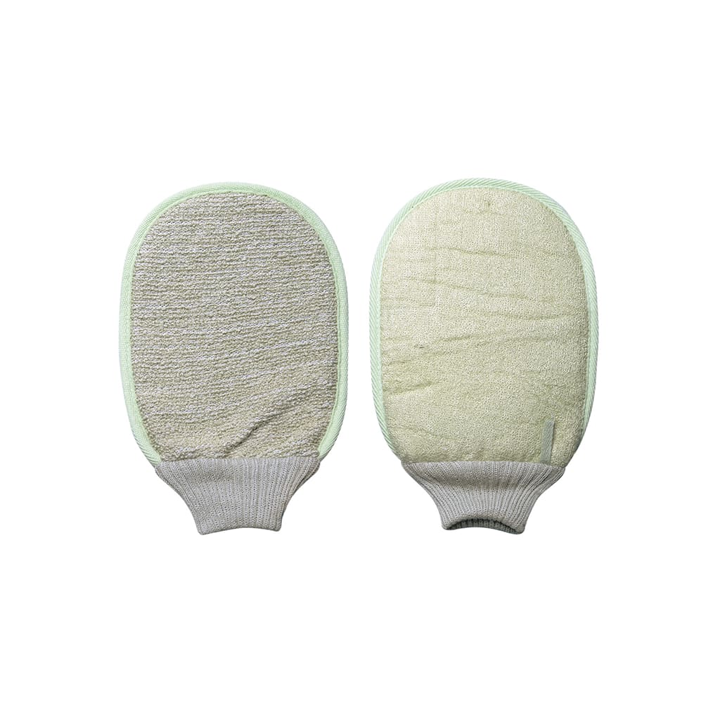 Gant de massage bain bambou chanvre vert – 7712 – Titania Tunisie
