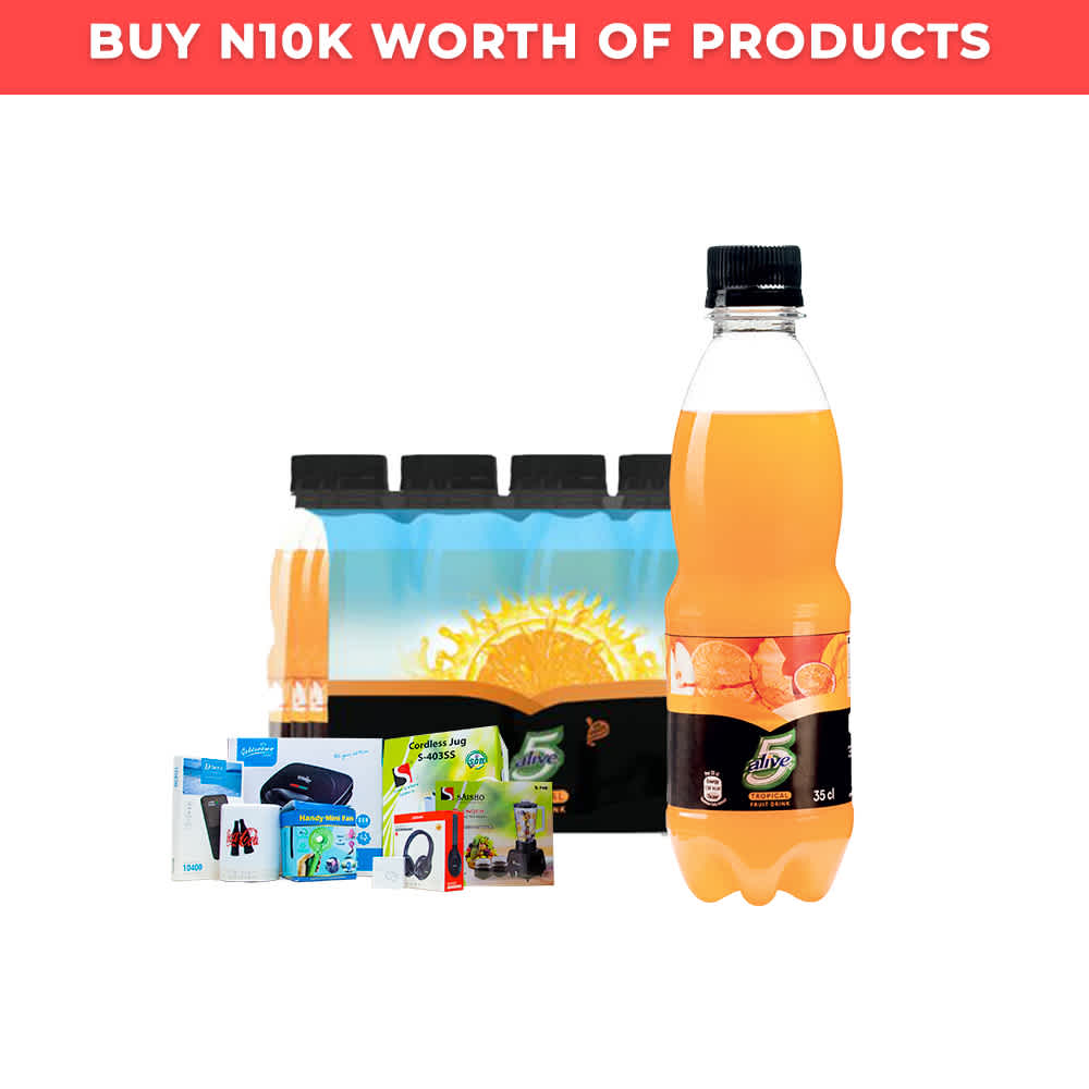 Buy Five Alive Tropical Pet - 35cl - (x12 Bottles) (worth 10k and win ...