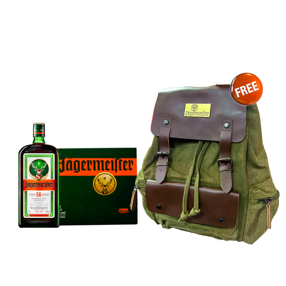 Jägermeister (x6) + Back Pack