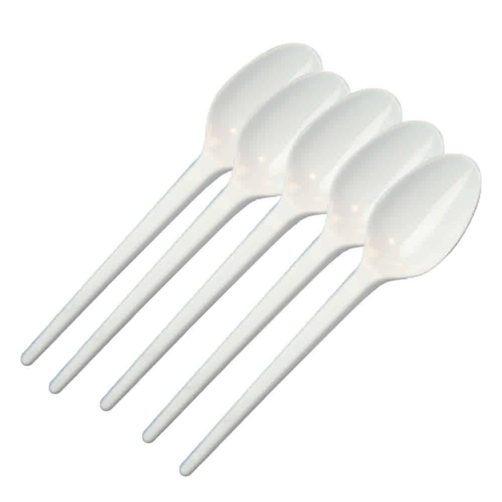 Buy White Plastic Spoon in Nigeria | Extras in Nigeria | Drinks.ng