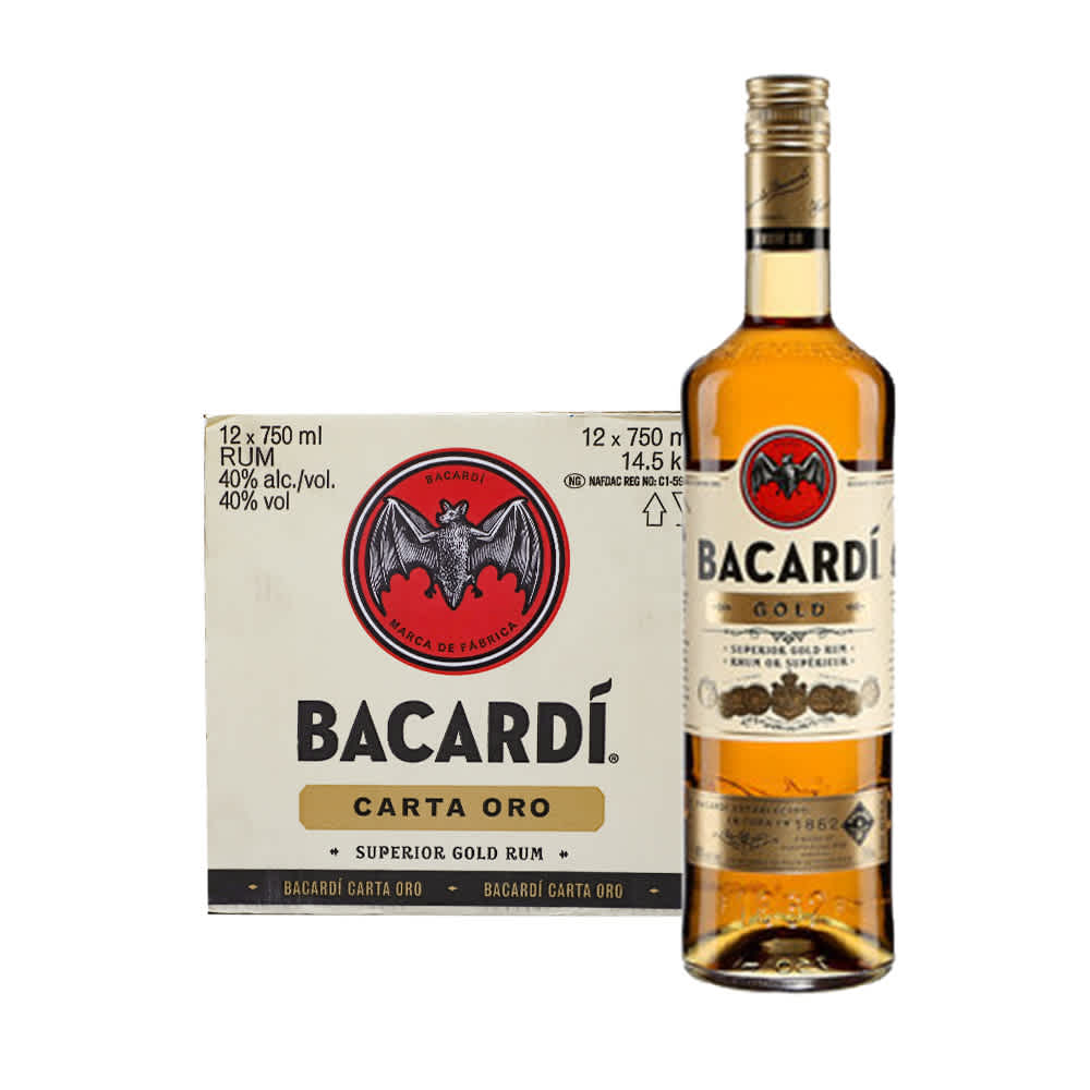 Buy Bacardi Carta Oro (Superior Gold Rum) in Nigeria | Rum in Nigeria ...