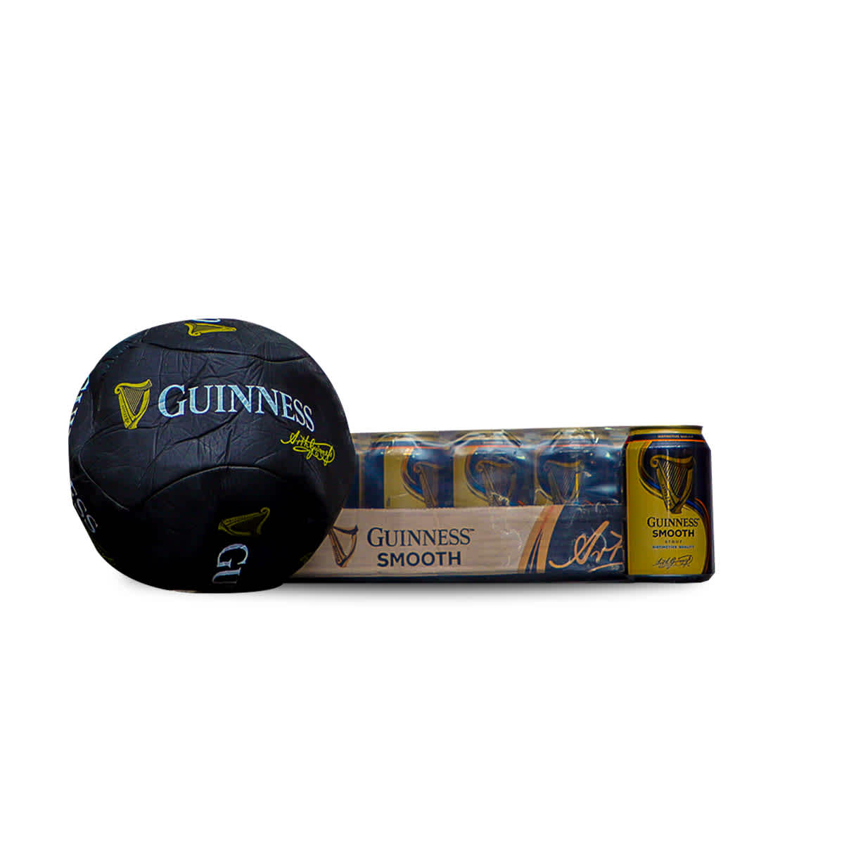Buy Guinness Smooth Stout Can - 33cl (X24 Cans) +Free Branded Football ...
