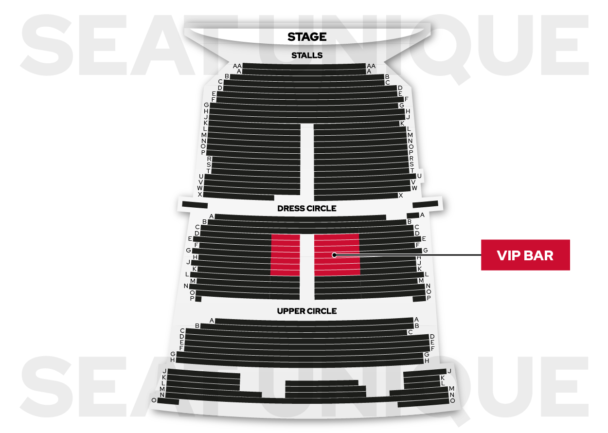 Broadway Show Seating Chart